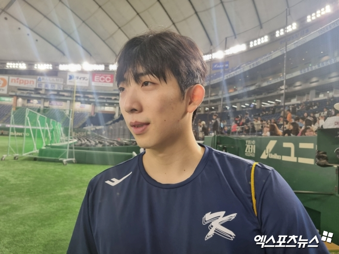 '일본전 1이닝 삭제' 오원석 "PS와 다른 긴장감…도쿄돔 등판은 영광" [APBC 인터뷰] (엑스포츠뉴스) - 나무뉴스