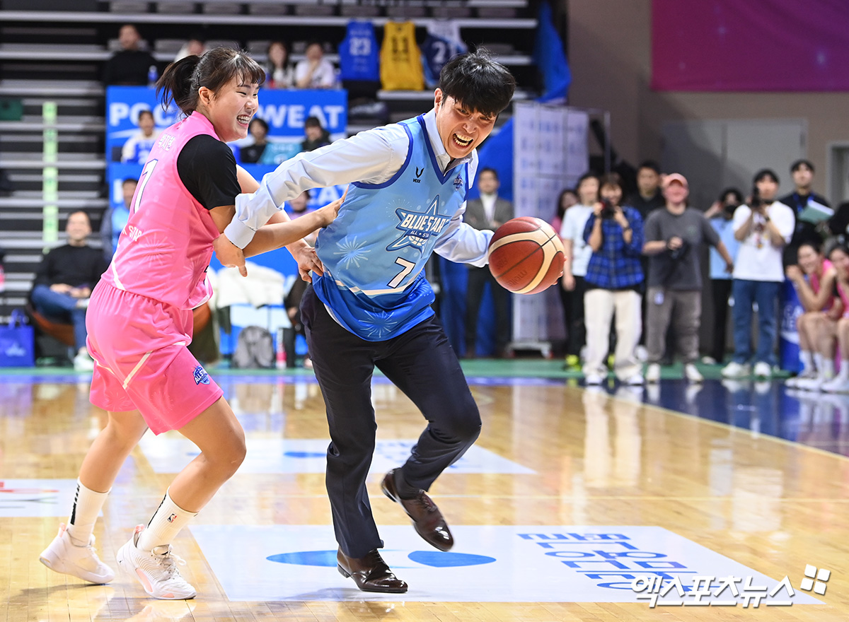 '끼와 흥이 넘친 별들의 축제' 핑크스타, 블루스타 90-88 제압 [WKBL 올스타전] - 나무뉴스