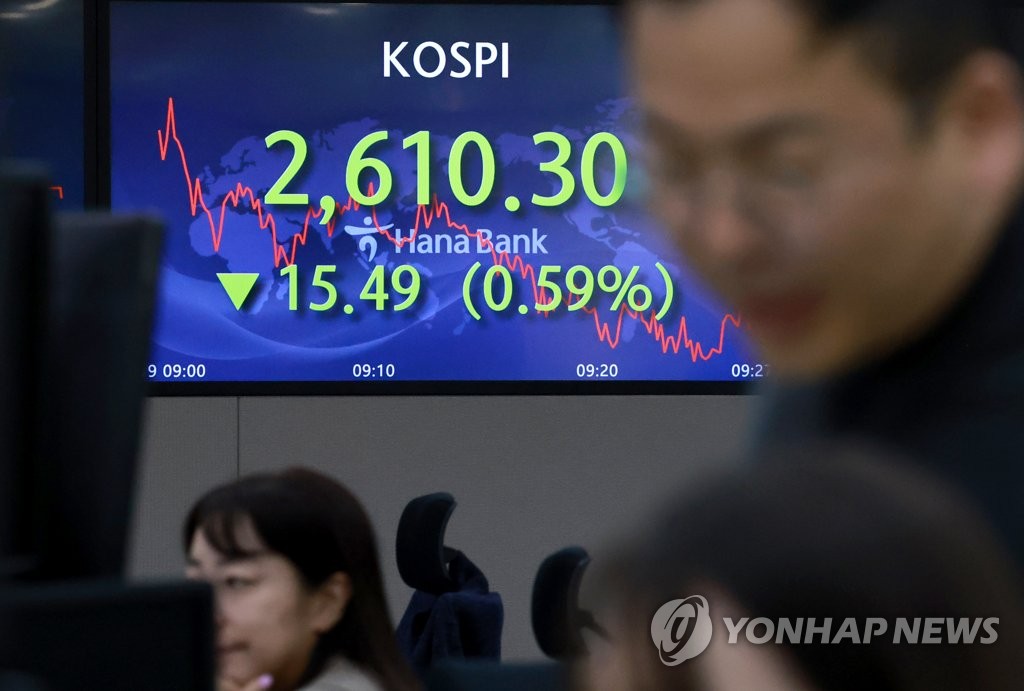 코스피, FOMC 경계심 속 외인 '팔자'에 2,600대로 하락(종합) (연합뉴스) - 나무뉴스