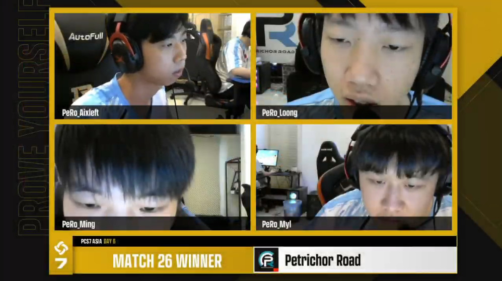 '퍼펙트 게임!' PeRo, 풀스쿼드 유지하며 매치26 치킨 획득 [PCS7] - 나무뉴스