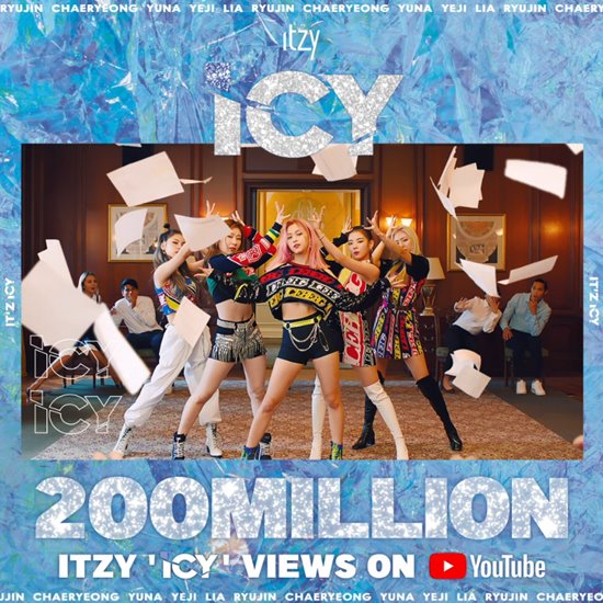 ITZY, 'ICY' MV 2억뷰 돌파…통산 세 번째 기록 [공식입장] (엑스포츠뉴스) - 나무뉴스