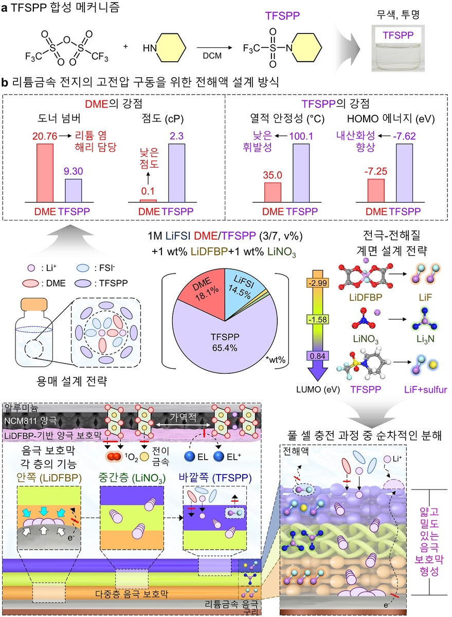 KAIST, 세계 최고 수준 '리튬 금속배터리 용매' 개발 (연합뉴스) - 나무뉴스