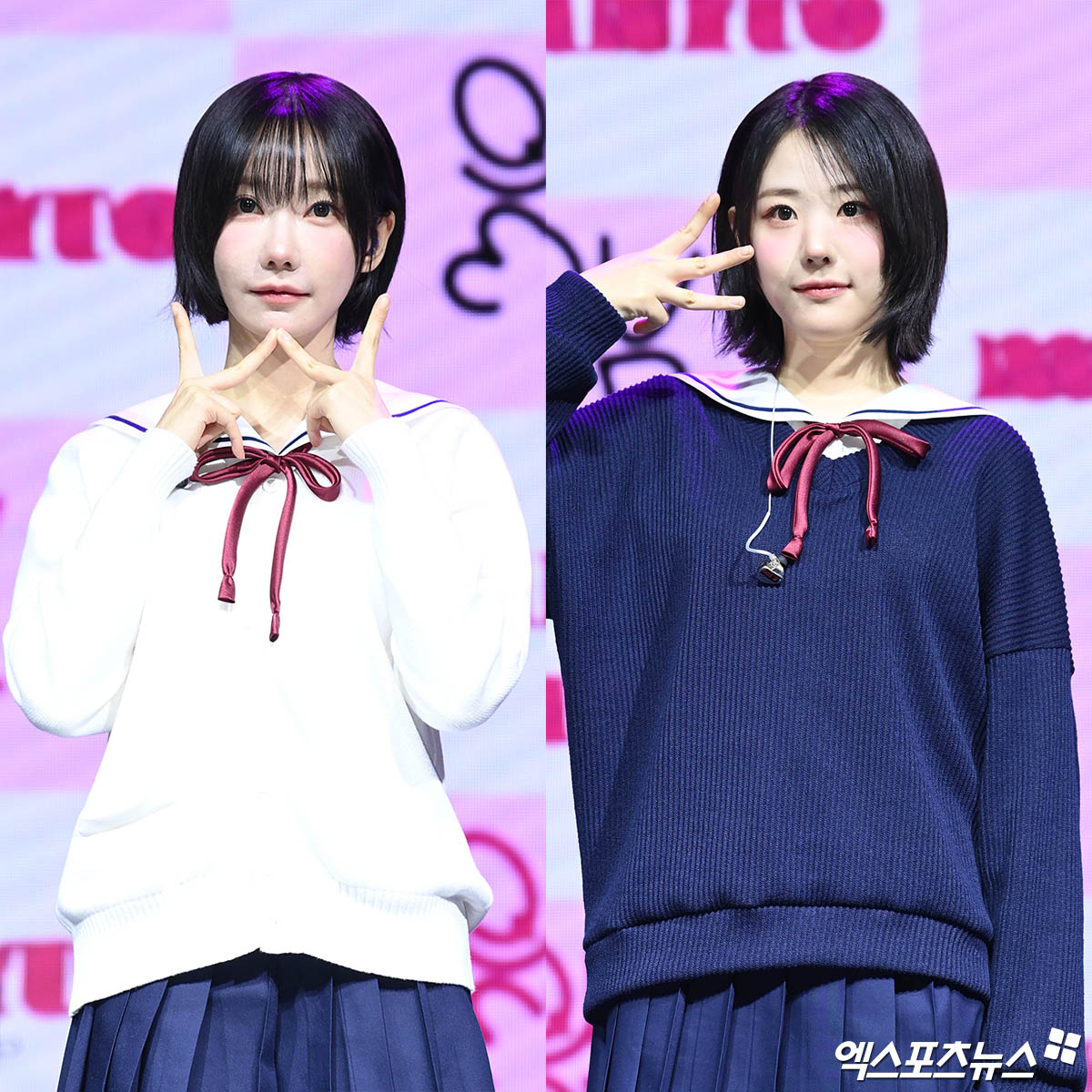 '긴 머리 싹둑' QWER 마젠타-히나, 단발 여신 등극[엑's HD화보] - 나무뉴스