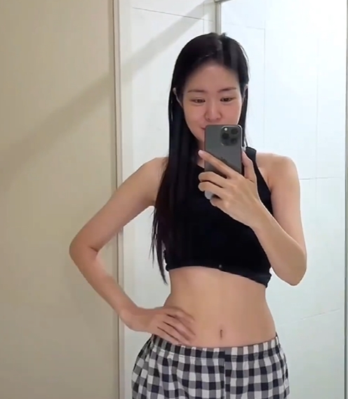 '김태현♥' 미자, 48kg 개미허리 자랑…"급찐급빠 달인" - 나무뉴스