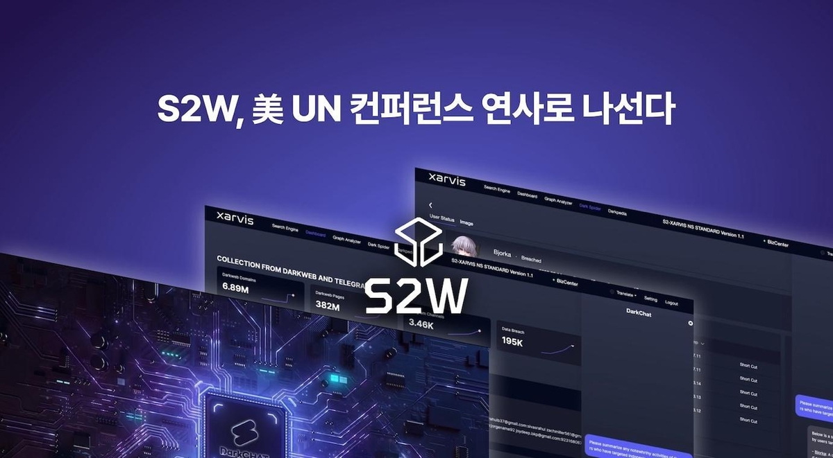 S2W, UN 콘퍼런스서 사이버범죄 방지 기술 관련 연설 - 나무뉴스