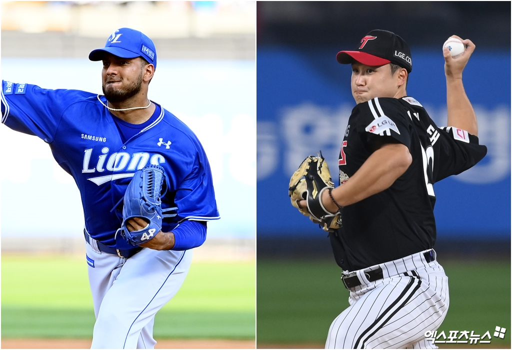 삼성 레예스 vs LG 최원태, 선발투수를 공략하라…누가 누가 잘 쳤을까 [PO1] - 나무뉴스