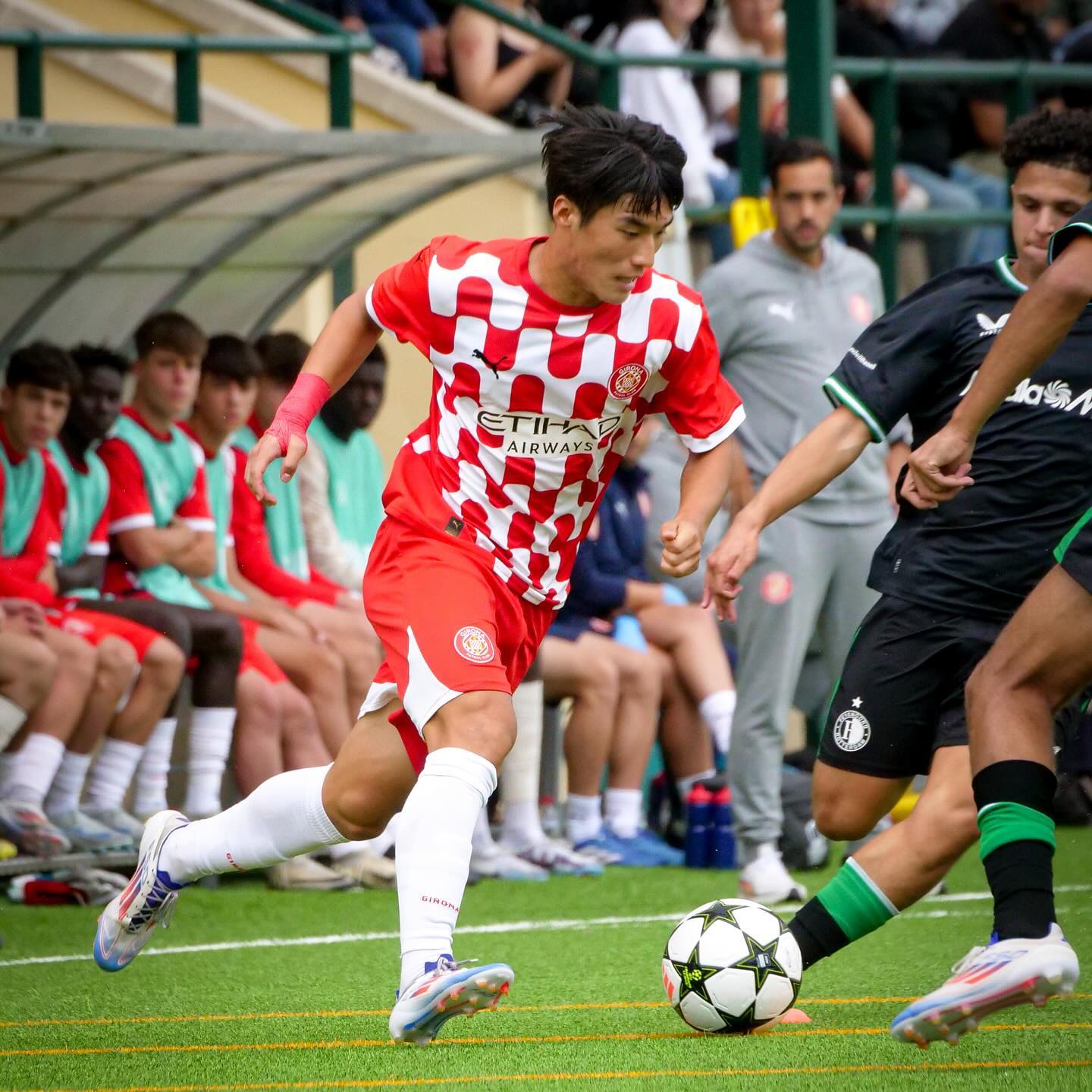 김민수 이 정도야? "지로나 한 줄기 빛!"…라리가 데뷔 18세 한국인 FW, 스페인 유력지도 극찬 (엑스포츠뉴스) - 나무뉴스