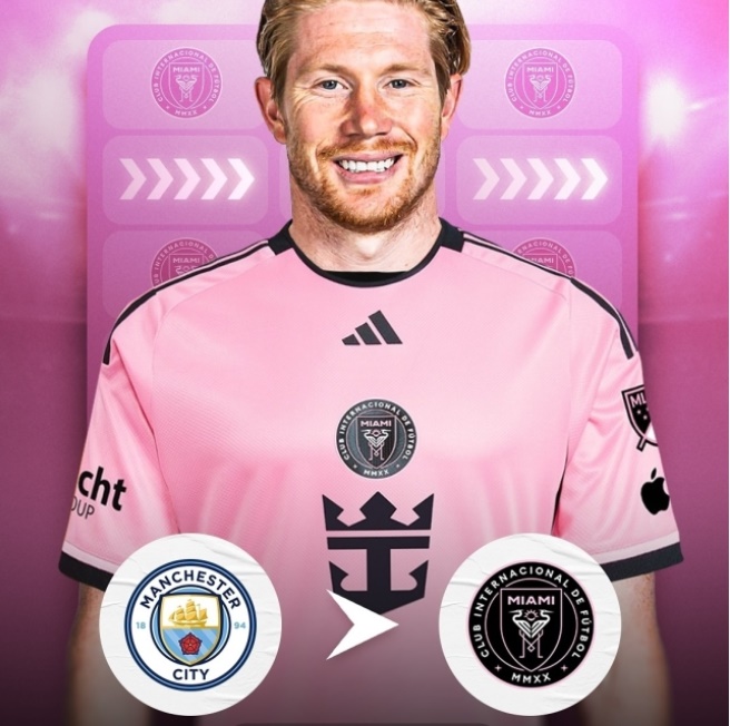 '더 브라위너+메시' 만화축구 터진다!…맨시티 본체, 2025년 MLS 진출하나→"마이애미, KDB로 선수단 강화 계획" - 나무뉴스