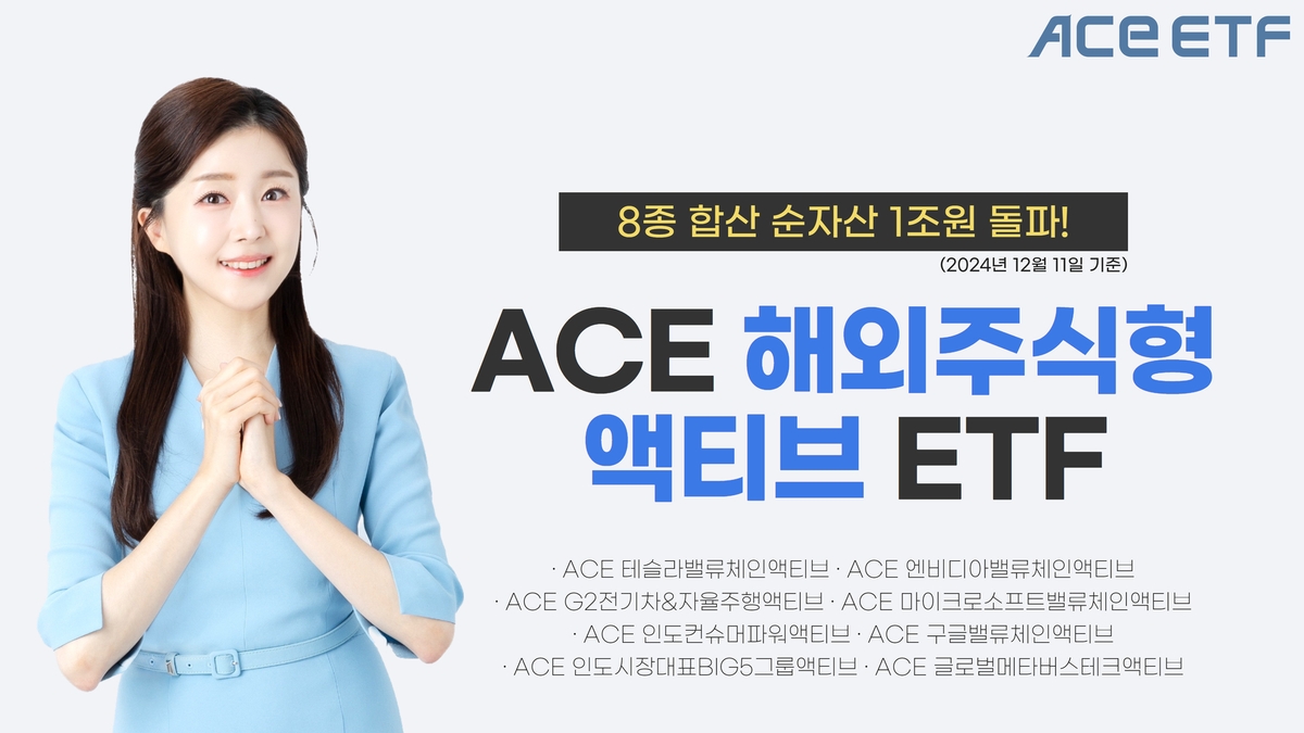 한투운용 '해외주식형 액티브 ETF' 8종 합산 순자산 1조원 돌파 - 나무뉴스