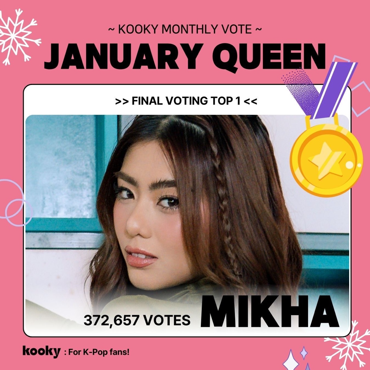 승한·BINI 미카, ‘Kooky January King & Queen’ 선정…차세대 글로벌 스타 (엑스포츠뉴스) - 나무뉴스