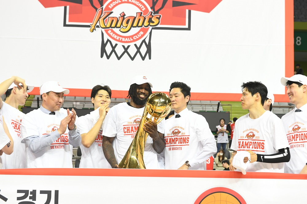 KBL 역사에 이보다 더 빠른 '정규시즌 우승 확정' 없었다…'46G 만에' 팡파르 울린 SK (엑스포츠뉴스) - 나무뉴스