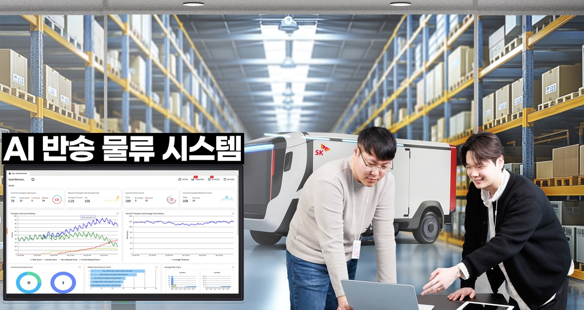 SK C&C "AI 반송물류 시스템 사업 확대…해외 제조공장에 적용" (연합뉴스) - 나무뉴스