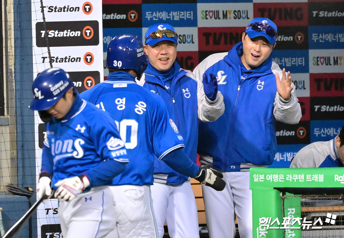 '7회 8득점' 메가 빅이닝 실화? 국민 유격수 3연패 탈출 반색 "무엇보다 원태인 건강한 복귀 반가워" [잠실 현장] (엑스포츠뉴스) - 나무뉴스