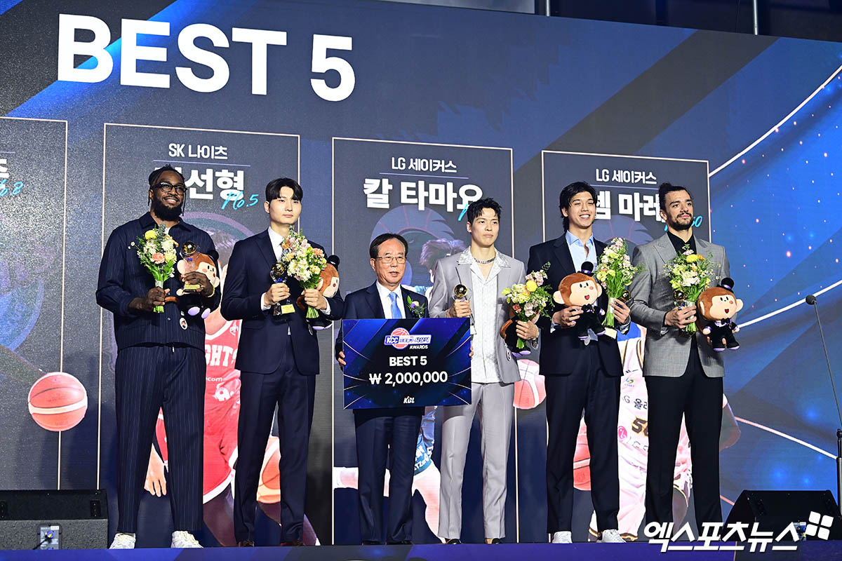 2024-2025 KBL BEST 5[포토] - 나무뉴스
