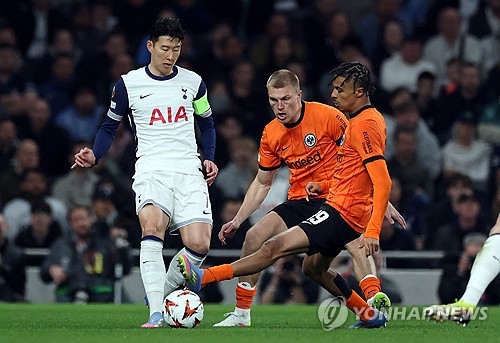 '80분 출전' 손흥민 환상 감아차기→GK 선방에 막혔다…토트넘, 프랑크푸르트와 1-1 무승부 [UEL 리뷰] (엑스포츠뉴스) - 나무뉴스