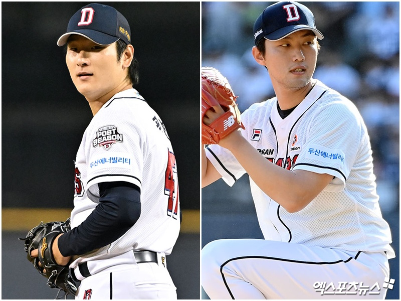"잘 던졌다더라" 두산 초대형 희소식! 곽빈, 29일 퓨처스 연습경기 등판→최고 151km '쾅'…홍건희도 최고 145km 측정 [수원 현장] (엑스포츠뉴스) - 나무뉴스