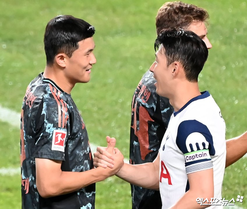 韓 축구, 세계 최초 역사 쓴다! 손흥민+김민재 한솥밥→공·수 에이스 같이 뛰나…"토트넘 KIM 영입 관심, 선수도 EPL서 뛰고 싶어해" (엑스포츠뉴스) - 나무뉴스