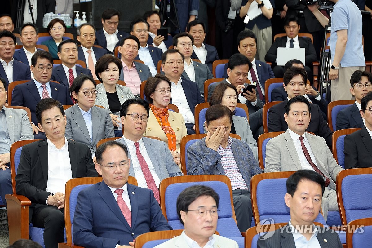 '수도권·TK·PK 3파전' 국힘 원내대표 내일 선출…당권 전초전 (연합뉴스) - 나무뉴스