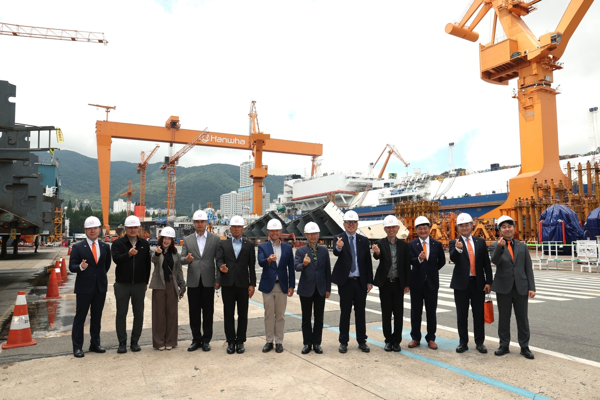 태국 해군, 한화오션 거제사업장 방문…후속 호위함 협력 논의 - 나무뉴스