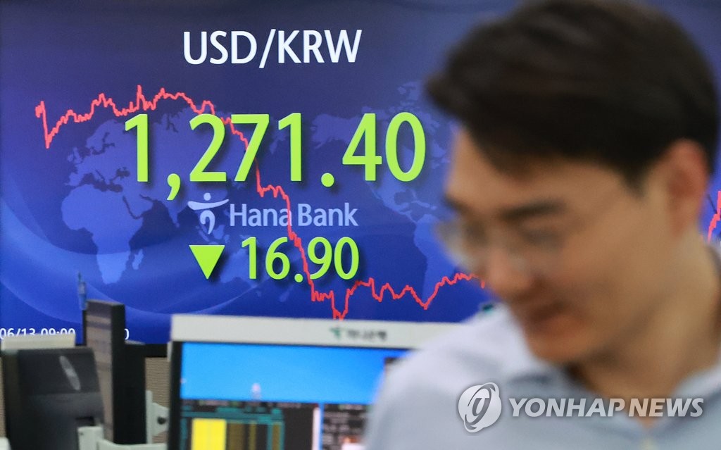 원/달러 환율, 미국 FOMC 앞두고 1,270원대 하락 마감 - 나무뉴스