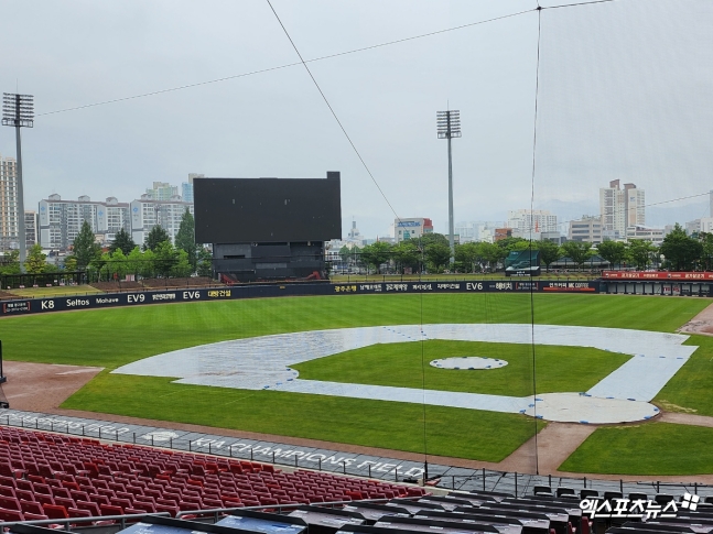 오락가락 빗줄기→다시 굵어진 빗방울, 광주 KT-KIA전 열릴 수 있을까 (엑스포츠뉴스) - 나무뉴스