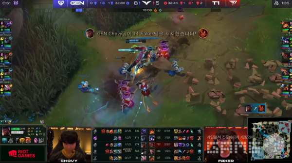 파이널 MVP는 쵸비…젠지, T1을 3대 0으로 꺾으며 LCK 3회 연속 우승 차지 - 나무뉴스