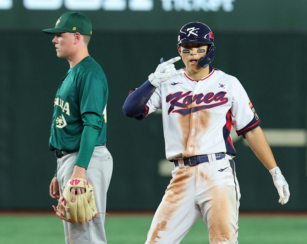 동점 발판 마련→결정적인 수비…김도영 "초반 부진 때문에 팀에 미안" [APBC 인터뷰] (엑스포츠뉴스) - 나무뉴스
