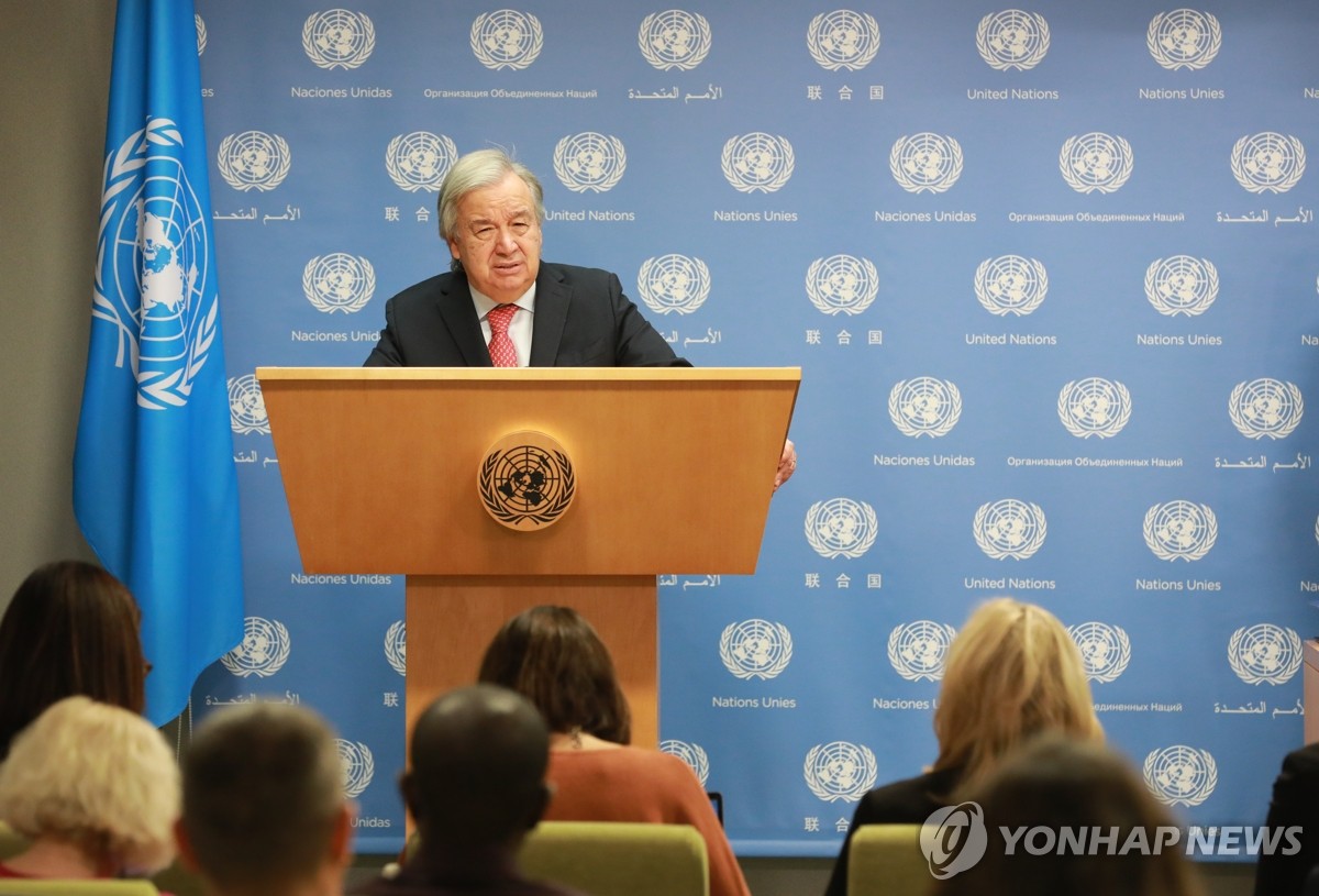유엔총장 "민간인 죽음은 이스라엘 작전에 뭔가 잘못됐다는 것" (연합뉴스) - 나무뉴스