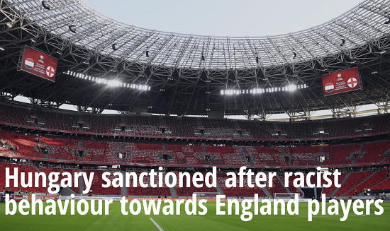 [오피셜] FIFA, 헝가리 축구협회 징계...2경기 무관중+벌금 2억 5000만원 (엑스포츠뉴스) - 나무뉴스