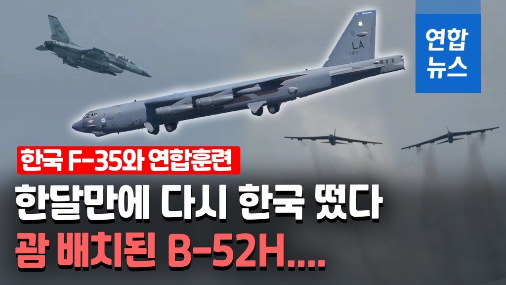 [영상] 미 전략폭격기 B-52H 4대 괌 배치…北·中 견제 목적 - 나무뉴스