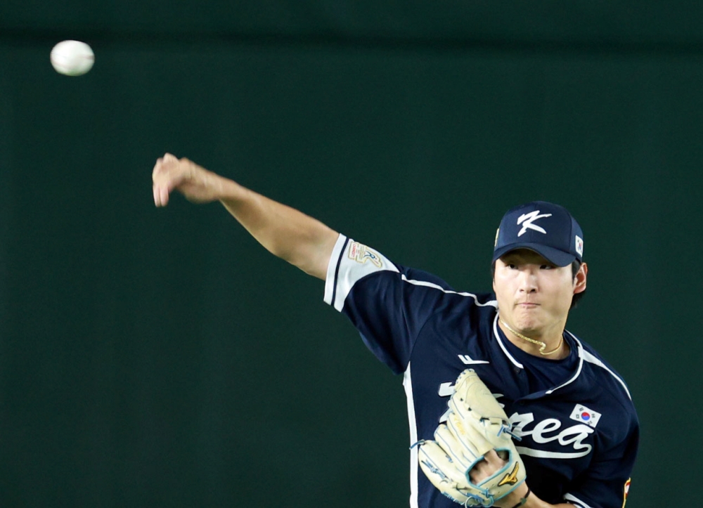 AG 아쉬움 도쿄돔서 날렸다! 곽빈, 결승 한일전 5이닝 1실점+KKKKKK 호투 [APBC] (엑스포츠뉴스) - 나무뉴스