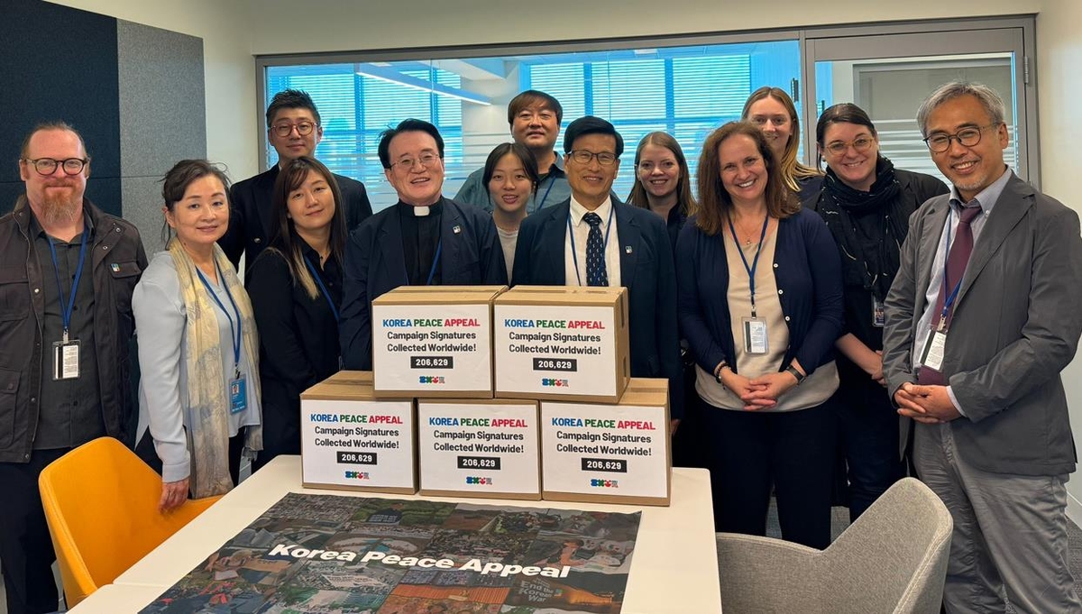 NCCK "한국戰 끝내고 평화협정을"…20만명 서명 유엔사무처 전달 (연합뉴스) - 나무뉴스