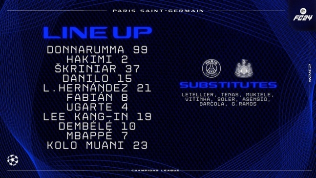 이강인, 뉴캐슬전 선발 출격 …비티냐 제치고 엔리케 감독 선택 받아 [UCL 라인업] (엑스포츠뉴스) - 나무뉴스