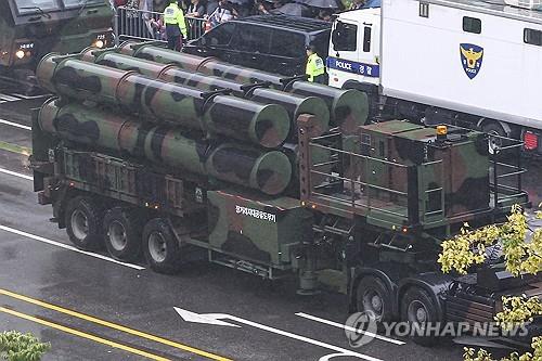 '비닉 무기' 고위력 현무 첫 공개…10년 만에 광화문서 시가행진(종합) - 나무뉴스
