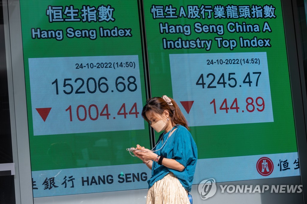 홍콩 증시 폭락에…'기술주 2배 추종' 국내 ETN 상장폐지 (연합뉴스) - 나무뉴스