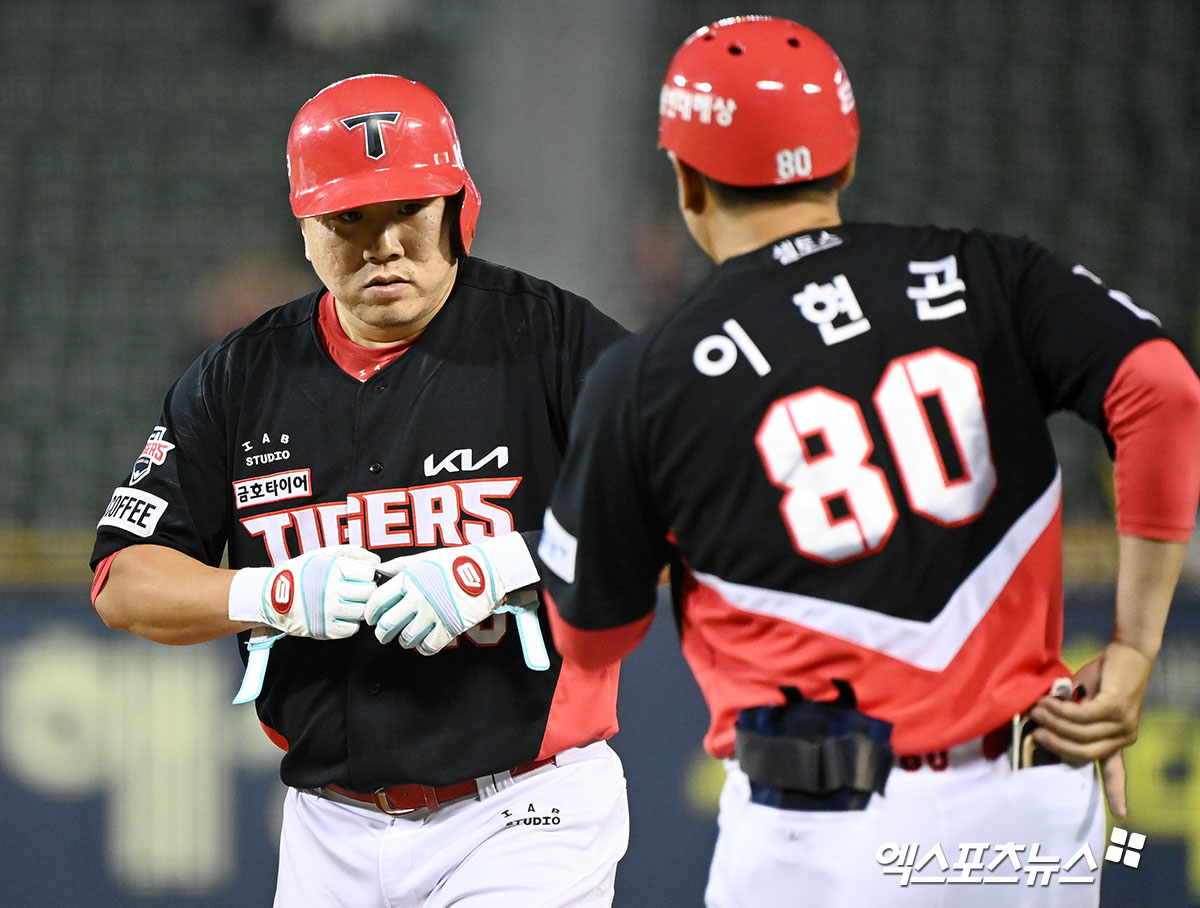 '페디 20승 막았다' KIA, NC 6-4 제압하고 2연패 탈출 '5할 사수' (엑스포츠뉴스) - 나무뉴스