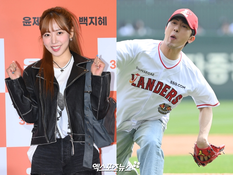 '에이핑크 남주-개그맨 김원훈' SSG, 준PO 1~2차전서 승리 기원 시구 (엑스포츠뉴스) - 나무뉴스