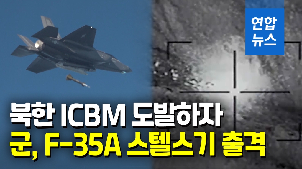 [영상] 군, F-35A 첫 동원 '정밀타격' 훈련…북한 ICBM 도발에 대응 - 나무뉴스